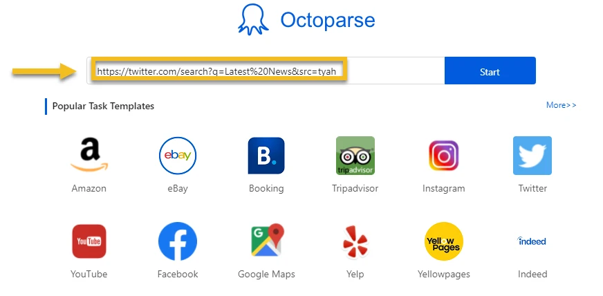 Easy Steps to Scrape Twitter Without Coding | Octoparse